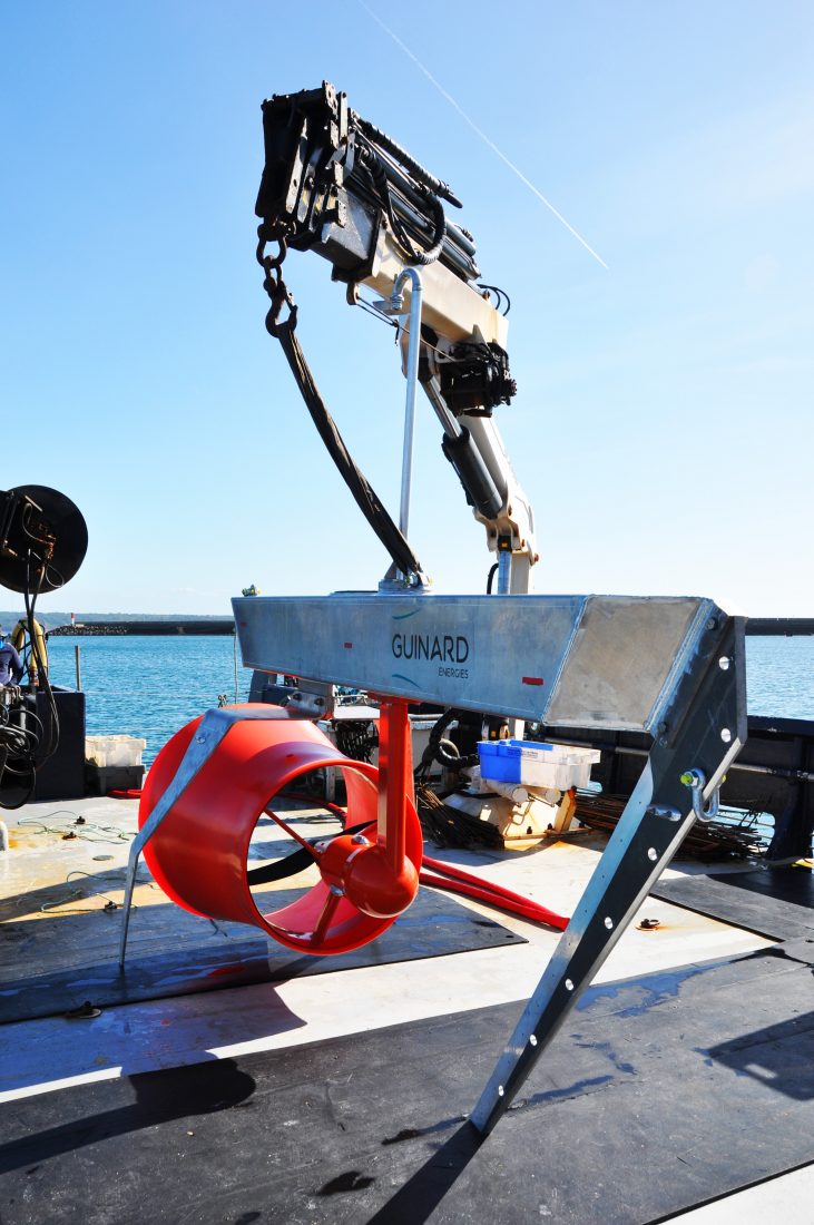 Hydrokinetic turbine - Guinard Energies Nouvelles